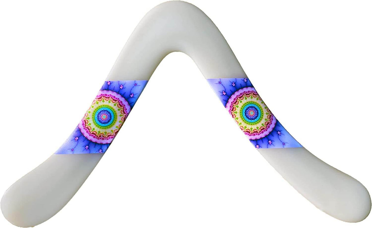 Glow in the Dark "Lefty" Boomerangs - Molded left handed boomerangs ...
