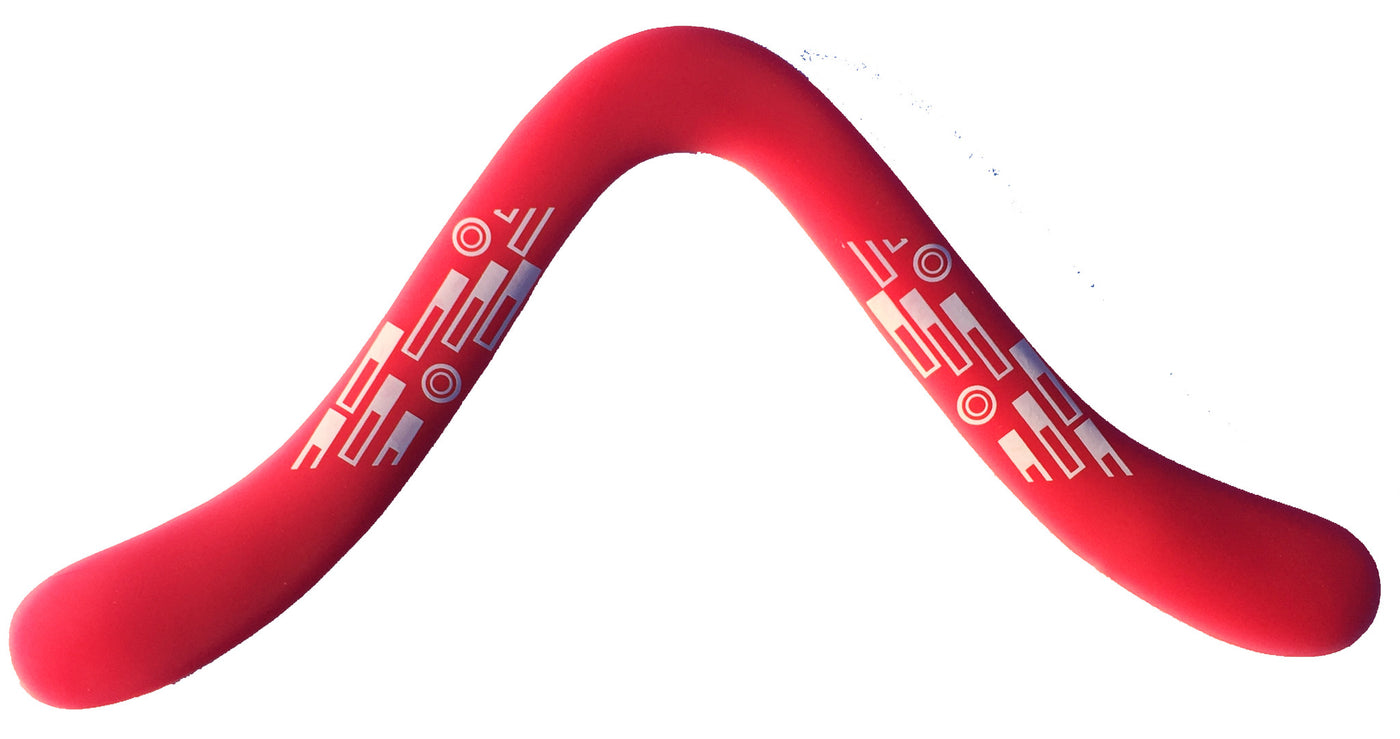 Tech Red Boomerangs - Plastic boomerangs for kids - Boomerangs.com