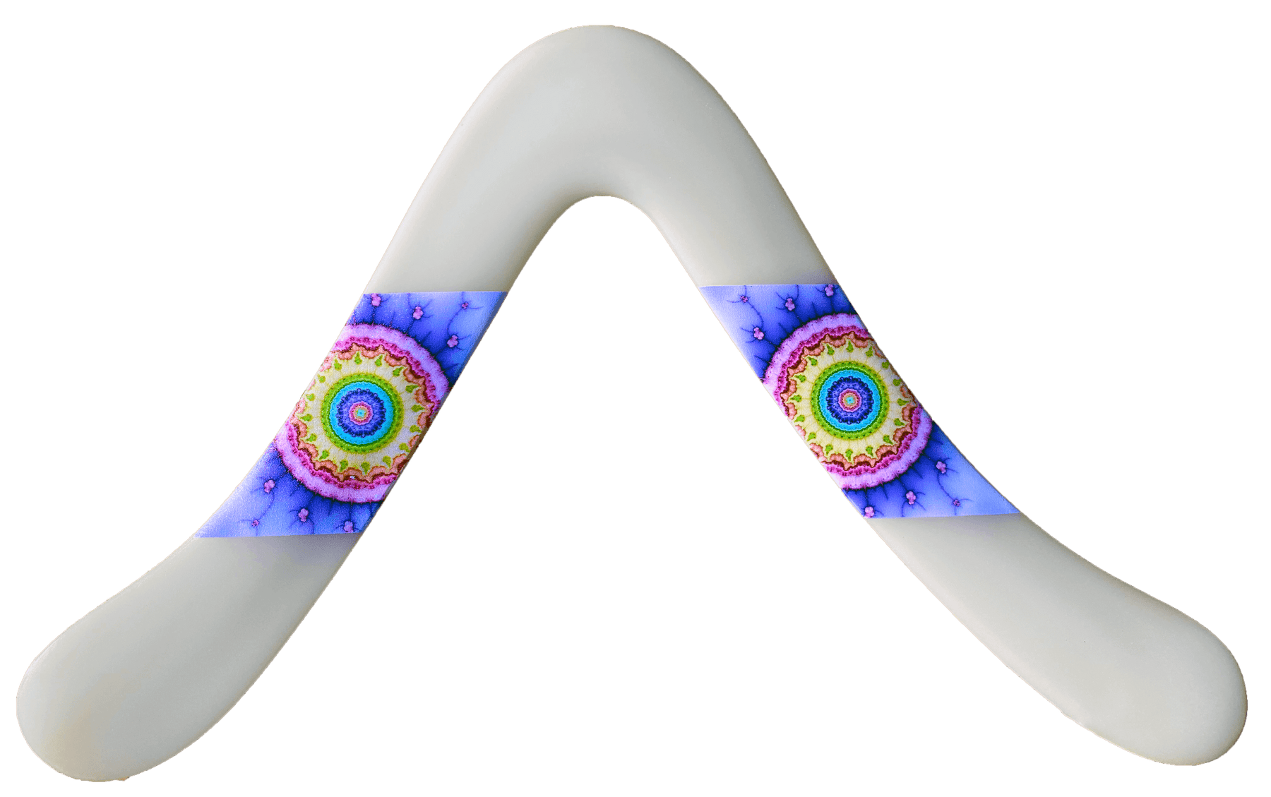 Decorated Glow in the Dark "Lefty" Boomerangs - Molded Left Handed ...