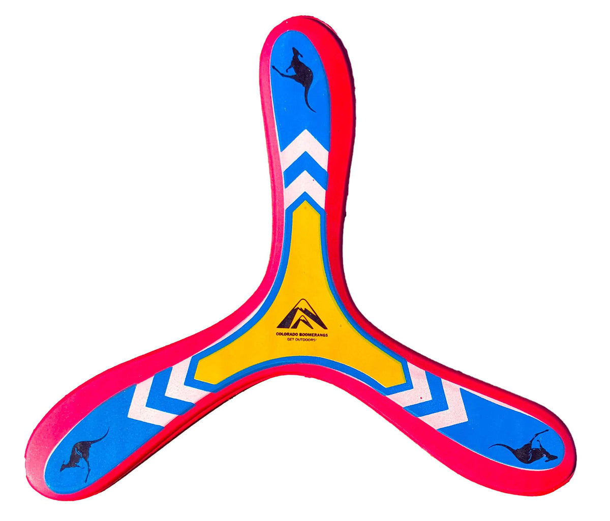 Trirang Foam Boomerang - Soft foam boomerangs for low wind environments ...